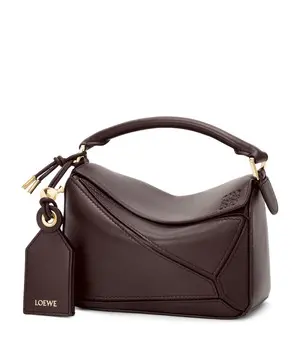 Loewe Mini Leather Featherlight Puzzle Top-handle Bag