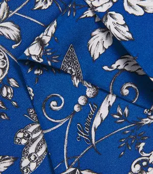 Harrods Silk Gilded Butterfly Twilly Scarf