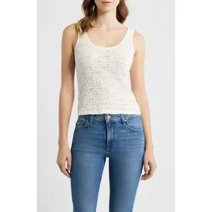 Rails Donya Lace Scoop Neck Tank - Ivory