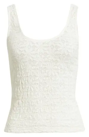 Rails Donya Lace Scoop Neck Tank - Ivory
