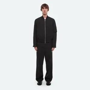Helmut Lang Wardrobe Wool Gabardine Bomber Jacket