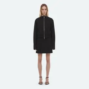 Helmut Lang Wardrobe Wool Gabardine Bomber Jacket