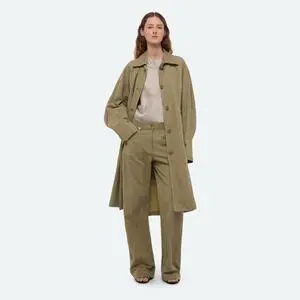 Helmut Lang Caped Trench Coat