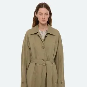 Helmut Lang Caped Trench Coat