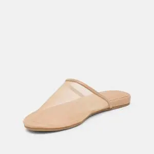 DOLCEVITA Geni Flats - Lt Tan Mesh