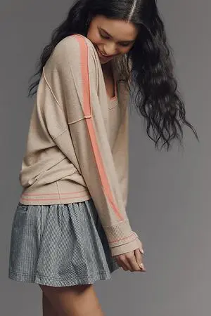 PILCRO Wool Blend Batwing Pullover
