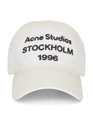 Acne Studios Carliy 1996 Cap - Dusty White