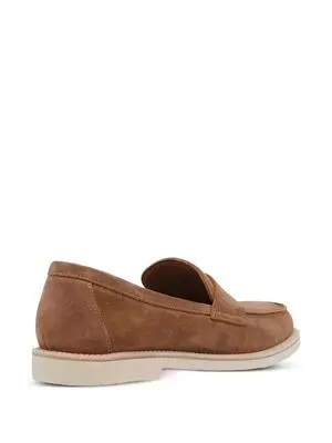Brunello Cucinelli Round-toe Suede Loafers - Brown