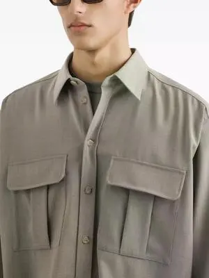Dolce & Gabbana Virgin Wool Shirt - Black