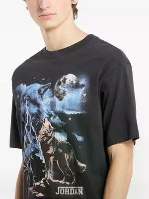 JORDAN Graphic-print T-shirt - Black