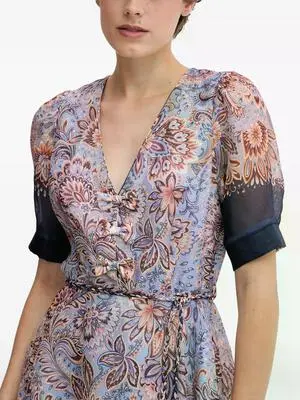 Hale Bob Aubrie Floral-print Mini Dress