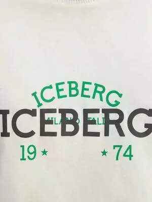 Iceberg Logo Ringer T-shirt