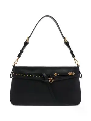 Pinko Studded Logo Shoulder Bag