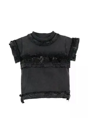 Balenciaga Lace Up T-shirts For Women
