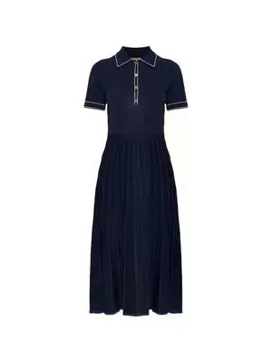 Michael Kors Contrast-stitching Midi Dress