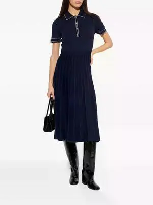 Michael Kors Contrast-stitching Midi Dress