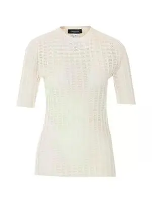 Fabiana Filippi Crew-neck Short-sleeve T-shirt - Neutrals