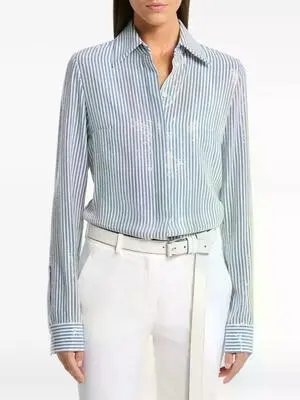 Michael Kors Striped Shirt - Blue