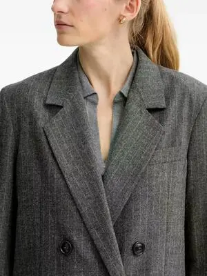 Marc O'polo Double-breasted Pinstripe Blazer