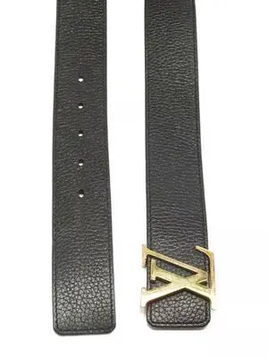 LOUIS VUITTON Logo Leather Belt