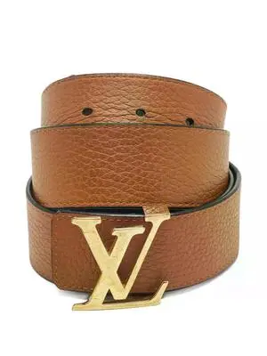 LOUIS VUITTON Logo Leather Belt