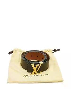 LOUIS VUITTON Logo Leather Belt