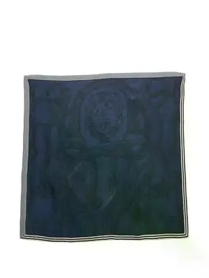 Hermès Della Cavalleria Silk Scarf - Blue