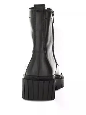 Gabor Lace-up Combat Boots - Black