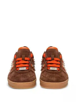 Philipp Plein Rebel Studded Sneakers - Brown