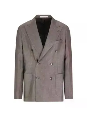 Tagliatore Double-breasted Jacket - Brown