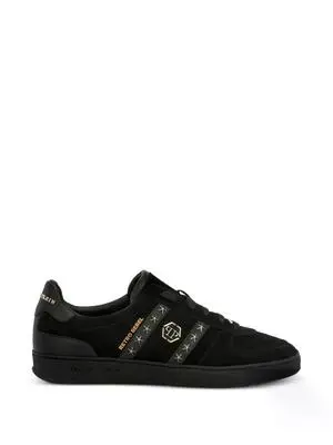 Philipp Plein Rebel Studded Low-top Sneakers - Black