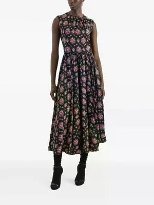 Dolce & Gabbana Floral Print Midi Dress