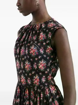 Dolce & Gabbana Floral Print Midi Dress