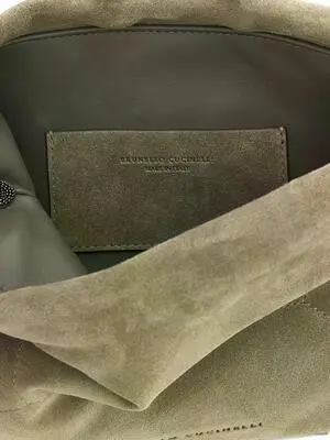 Brunello Cucinelli Monili-detail Bucket Bag - Neutrals