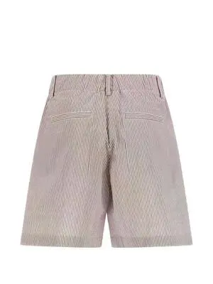 Brunello Cucinelli Button-fastening Striped Shorts