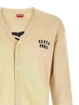 Kenzo Boke Heart V-neck Cardigan