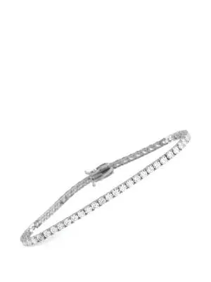 LB EXCLUSIVE 14k White Gold Diamond Tennis Bracelet - Silver