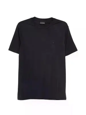 Emporio Armani Logo-detail T-shirt - Black