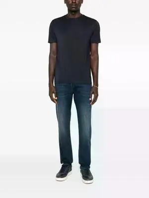 Emporio Armani Logo-detail T-shirt - Black