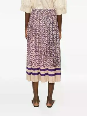 Gant Printed Pleated Skirt