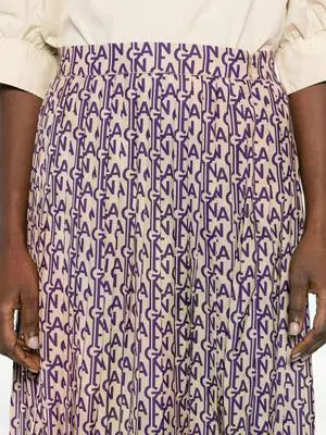 Gant Printed Pleated Skirt