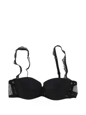 La Perla Lace-trim Bra - Black
