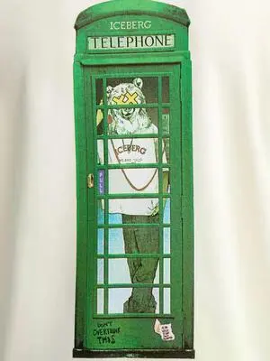 Iceberg Graphic Drawstring Hoodie