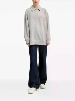 STAND STUDIO Graphic Collar Sweatshirt
