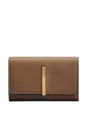 TOD'S Bar Tri-fold Wallet - Brown