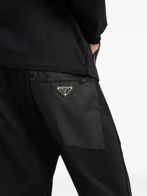 Prada Drawstring Piping Trousers