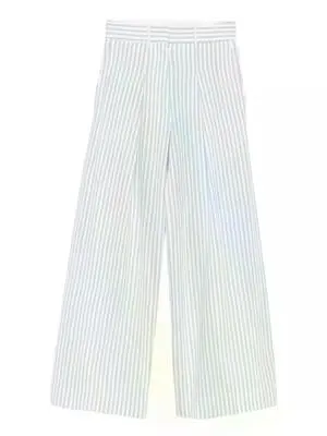 FORTE_FORTE Striped Pleated Trousers