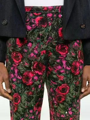 Marni Flower-print Trousers