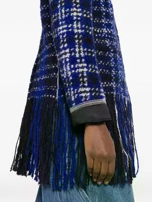 Marni Fringed Tartan Jacket