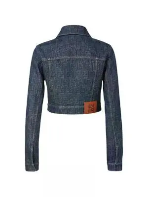 Fendi Logo-motif Cropped Jacket
